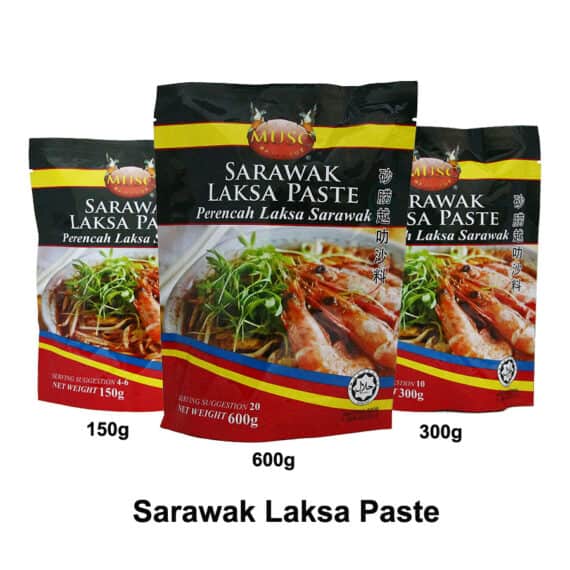 MUSC Sarawak Laksa Paste 150g-1kg | Authentic Borneo Noodle Broth ...